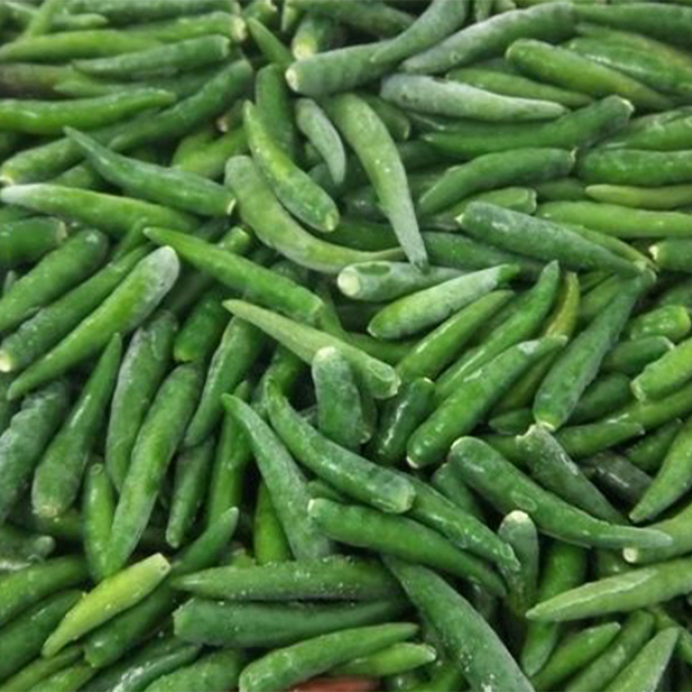 Frozen Whole Green Bird-Eye - Frucom