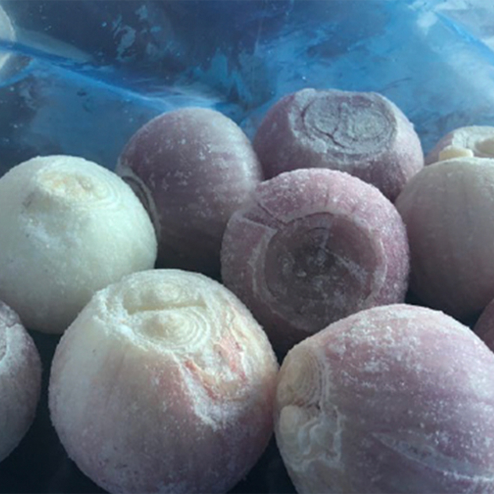 Frozen Whole Peeled Shallots - Frucom